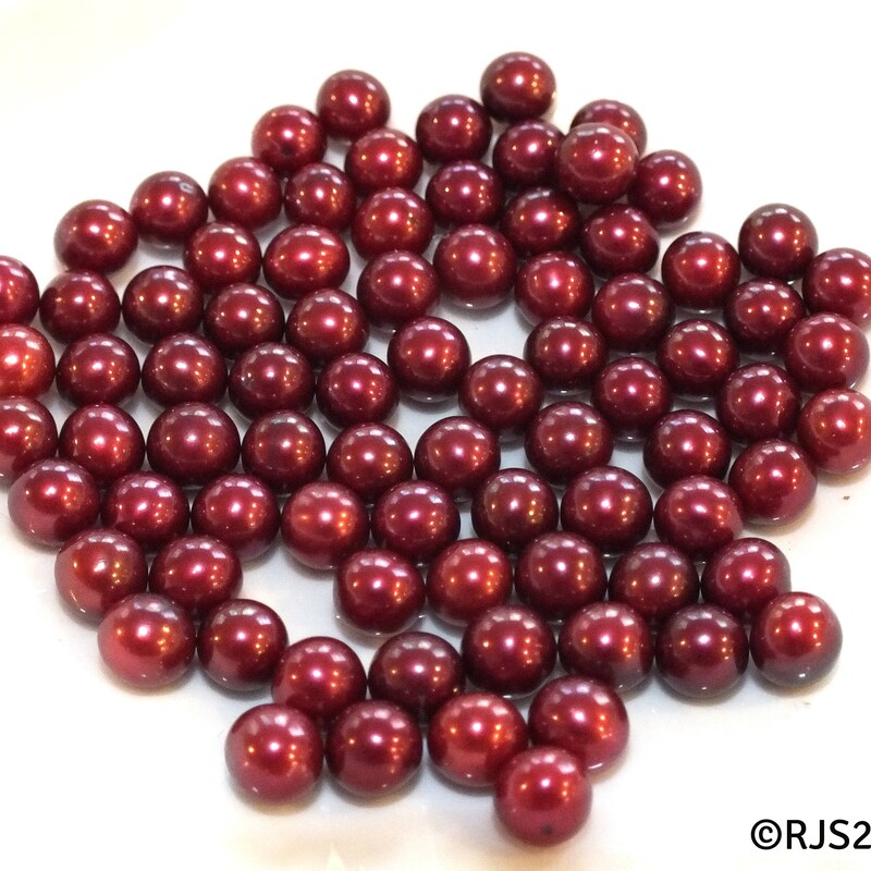 Cranberry Red Pearl - Etsy New Zealand