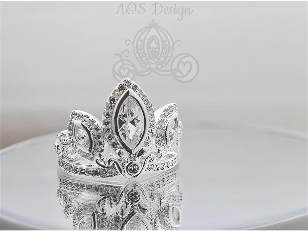 Sterling Silver Rapunzel Tangled Engagement Ring Unique Princess ...