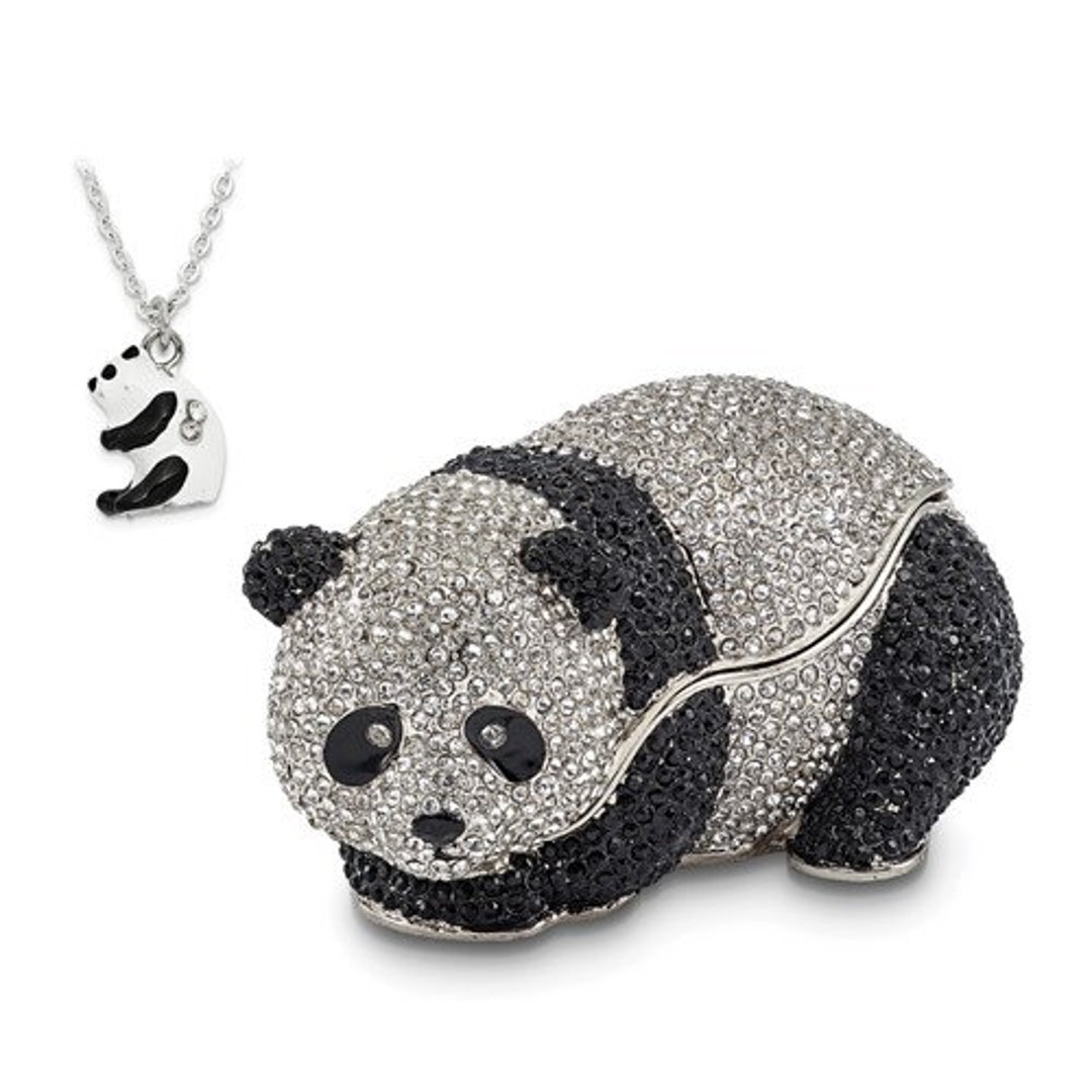 Adorable Panda Trinket Box Perfect Wedding Ring Bearer Box for a Zoo ...