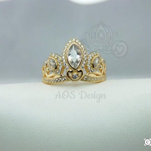 Gold Ring Inspired by Rapunzel - Engagement Promise Jewelry for Her - Etsy