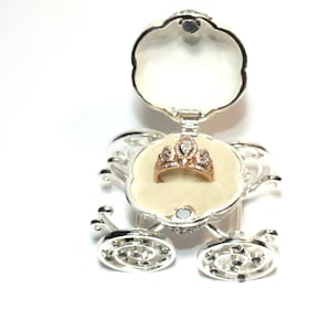 Cinderella Carriage Engagement Ring Box - Fairytale Wedding Proposal ...