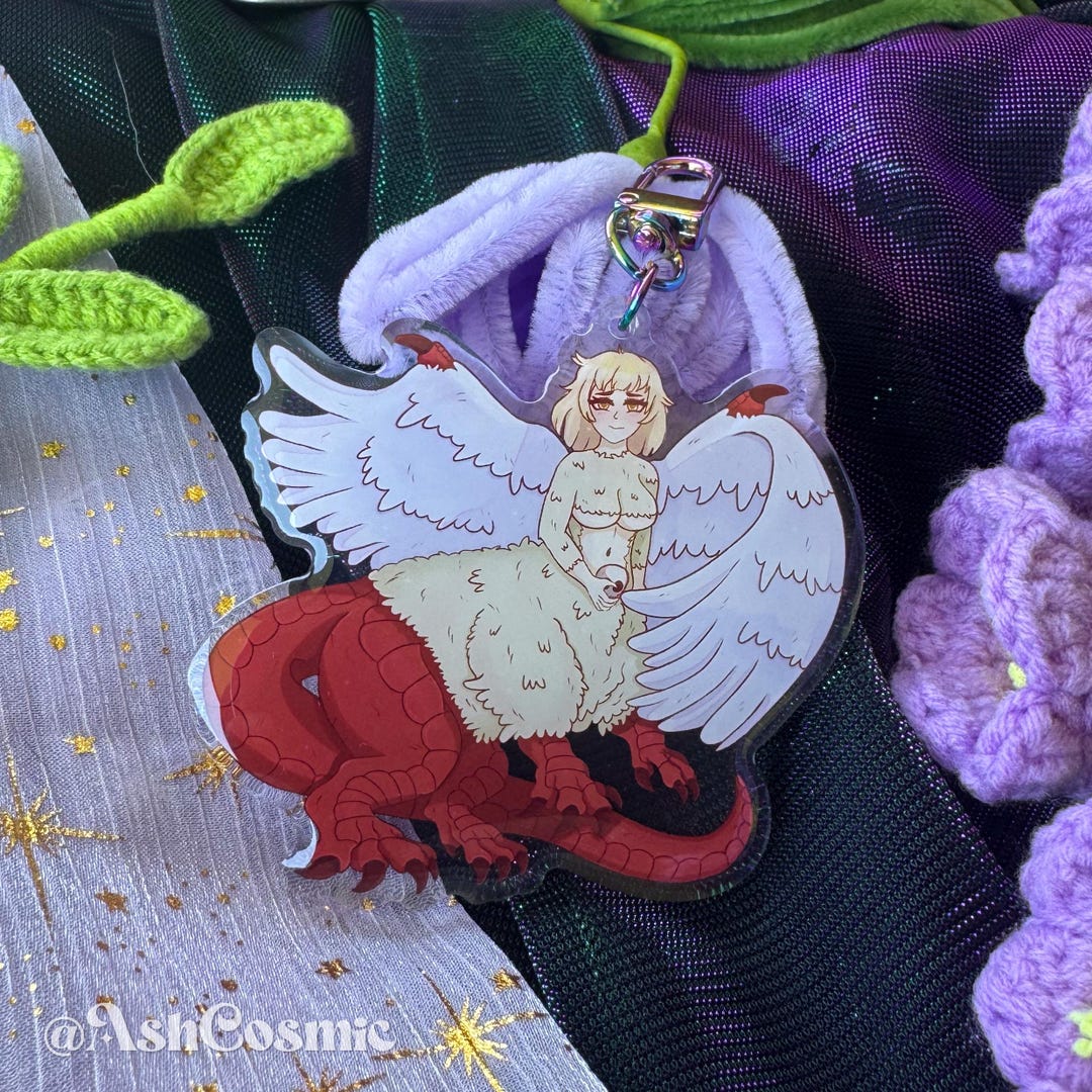 Chimera Falin 2.5" Dungeon Meshi Acrylic Keychain - Etsy
