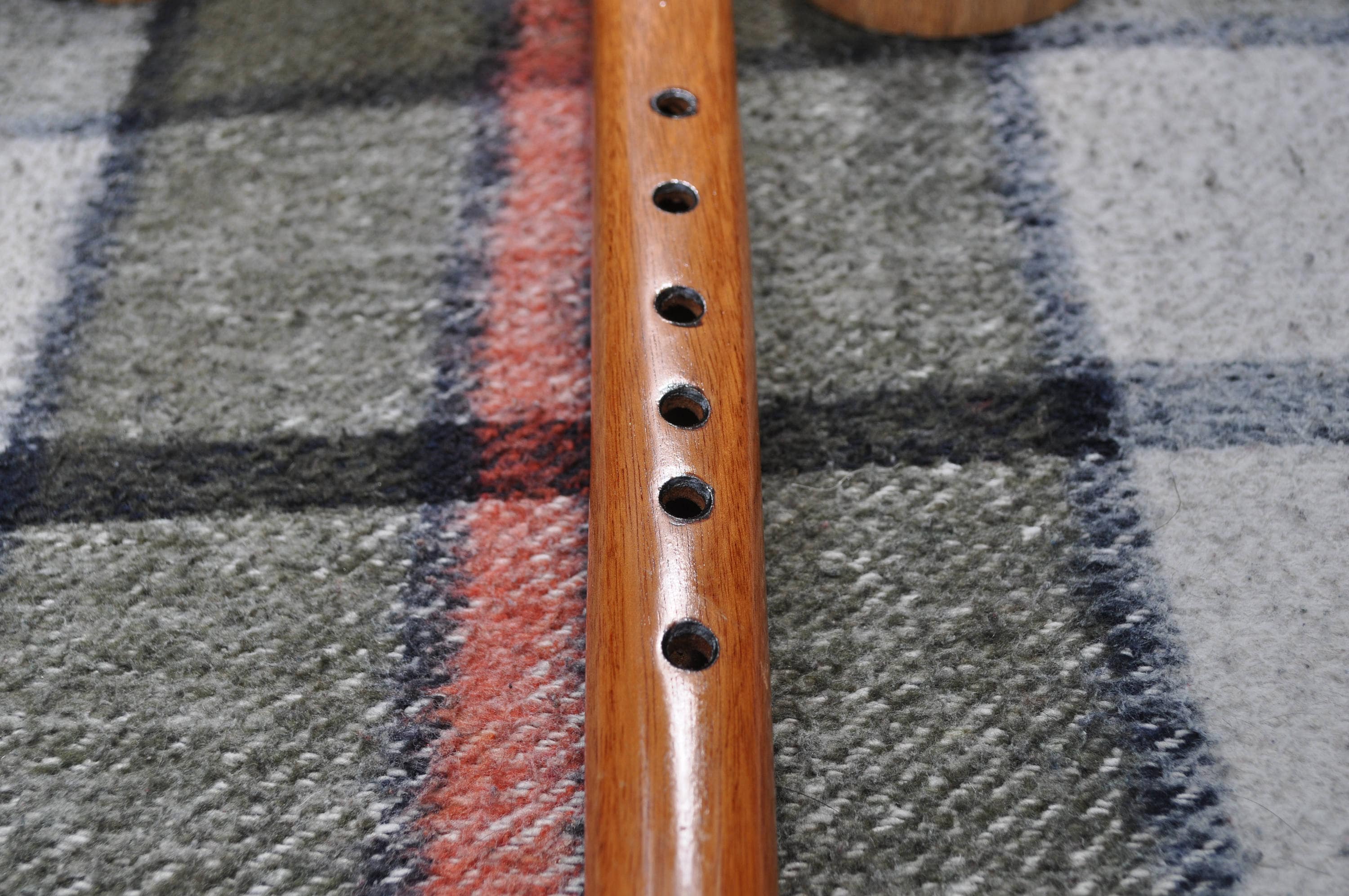 Native American Style F sharp scale Honduran Mahogany flute BY CRAZY BEAR
