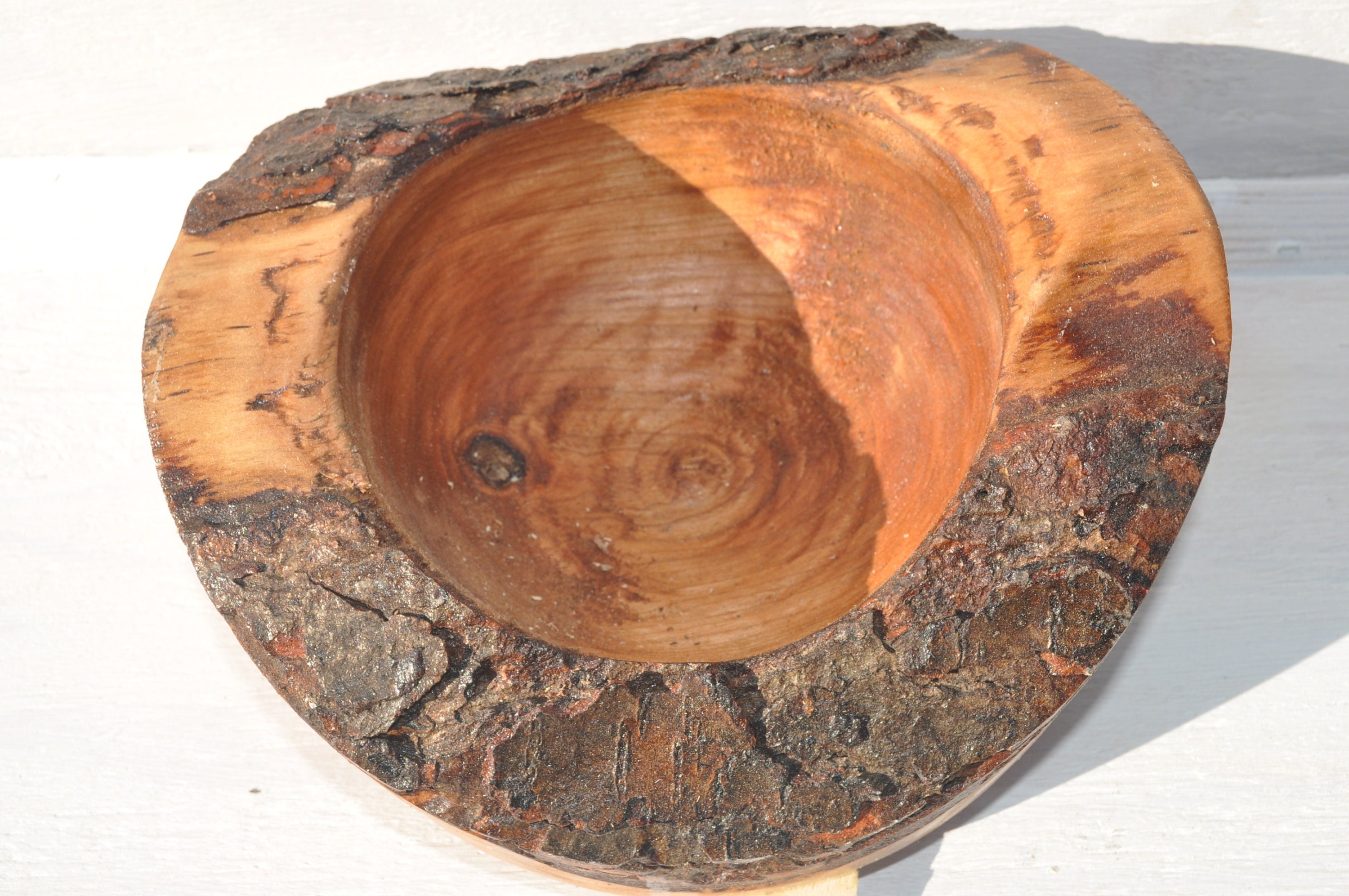 Cherry Live Edge planter 8x5