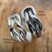 Sterling Silver Eternity Knot Ring: Handmade Promise Ring - Etsy