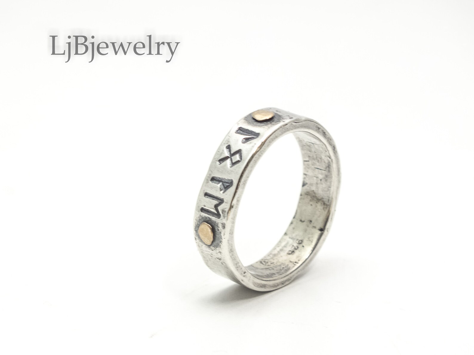 Personalized Viking Rune Ring for Men and Women Silver Rune - Etsy