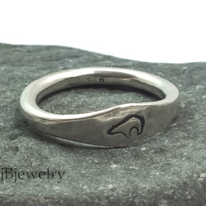 Bear Ring for Men and Women, Spirit Bear Ring, Personalized Silver ...
