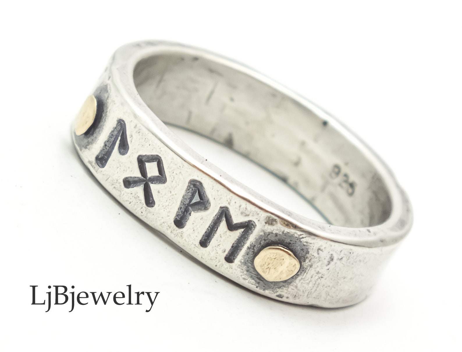 Personalized Viking Rune Ring for Men and Women Silver Rune - Etsy