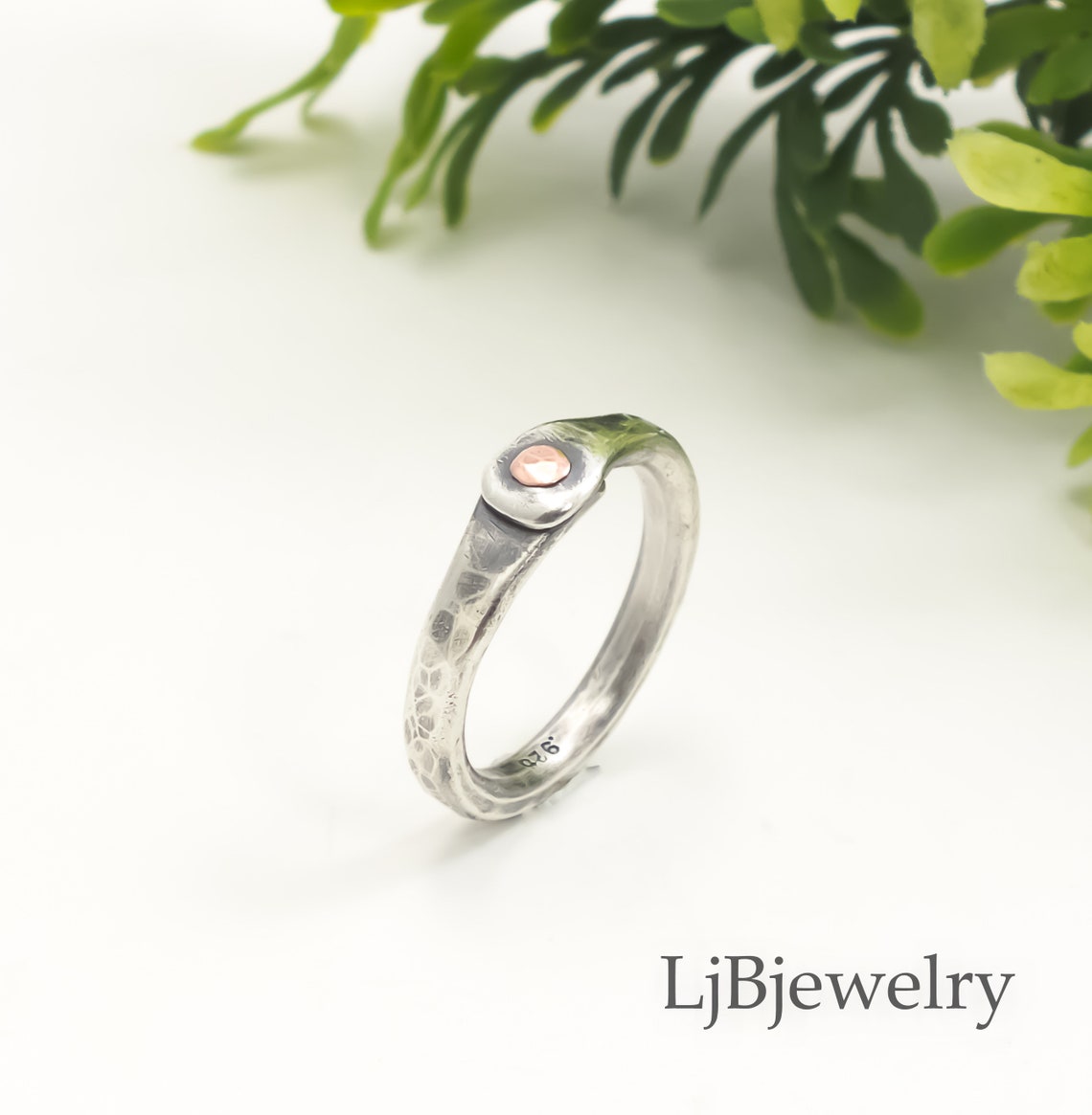 Thumb Ring for Men Mixed Metal Stacking Thumb Ring Stacking - Etsy