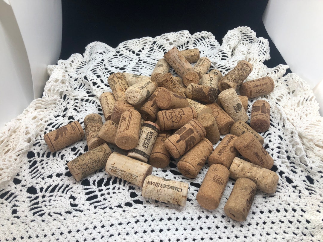 Recycled Wine Corks Pkg 50, Varieties Brand Names - Etsy