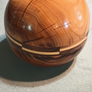 Wooden Spherical Vase for Faux Plants – Decorative Shelf Decor - Etsy