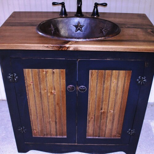 Bathroom Vanity 36 Rustic Farmhouse Bathroom Vanity - Etsy