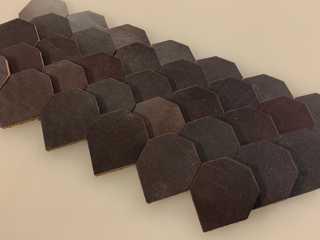 USA MADE: Full Grain Thick Leather Scales for DIY Armor Etc. Die Cut ...