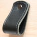 Handcrafted in USA: Black All Leather Loop Drawer / Cabinet Finger ...