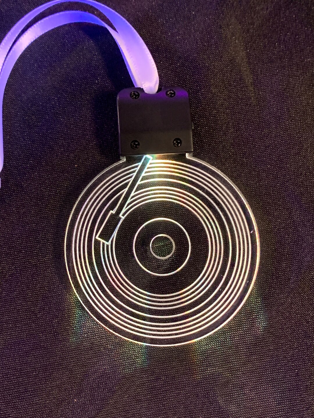 Made in USA: LIGHT-UP Record Christmas Ornament Vinyl - Etsy