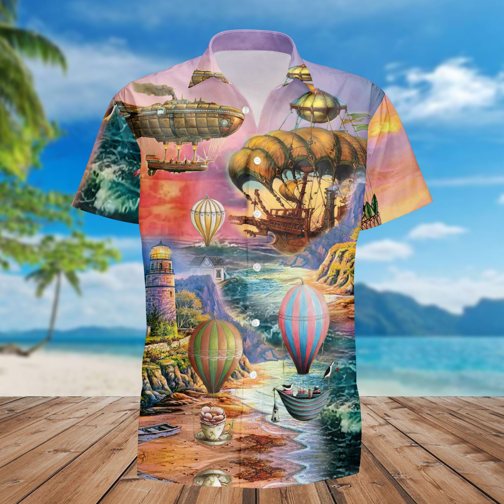 Air Balloon hawaii shirt, Pastel Balloons Shirt sold by Chris Weber ...