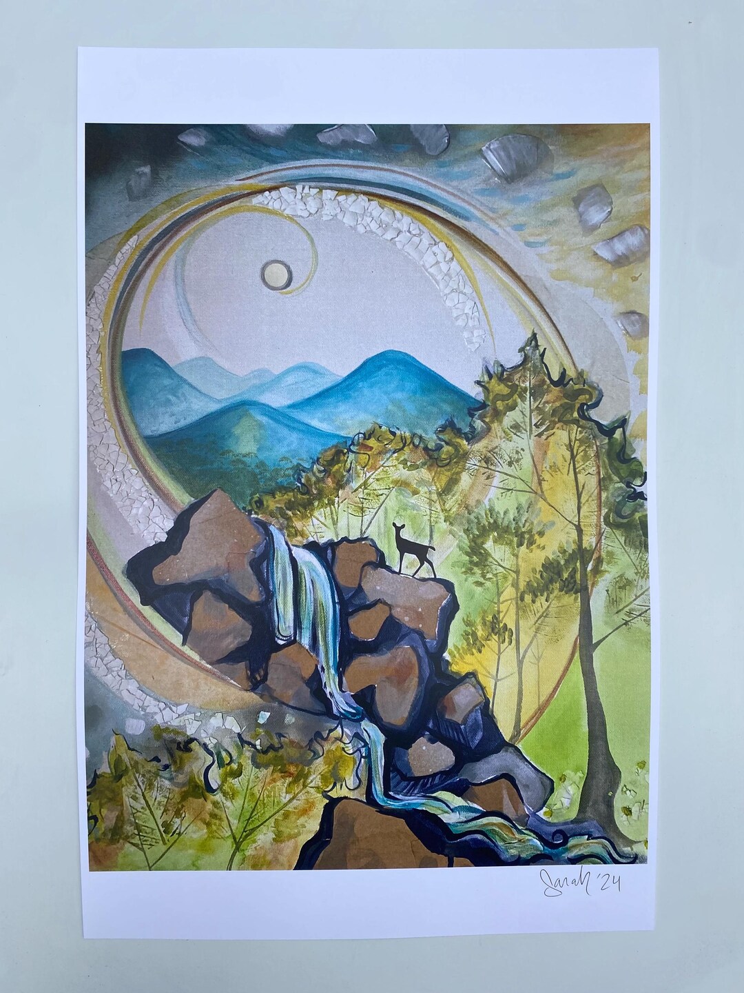 PRINT - Ressurection Waters- Doe, Ray, Me, 2024 - Etsy