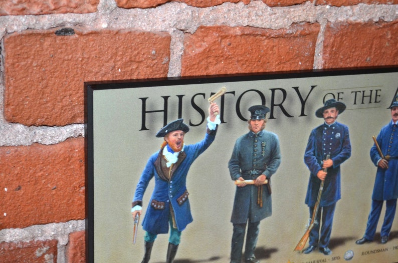 History of the American Police Officer Print, Law Enforcement Poster ...