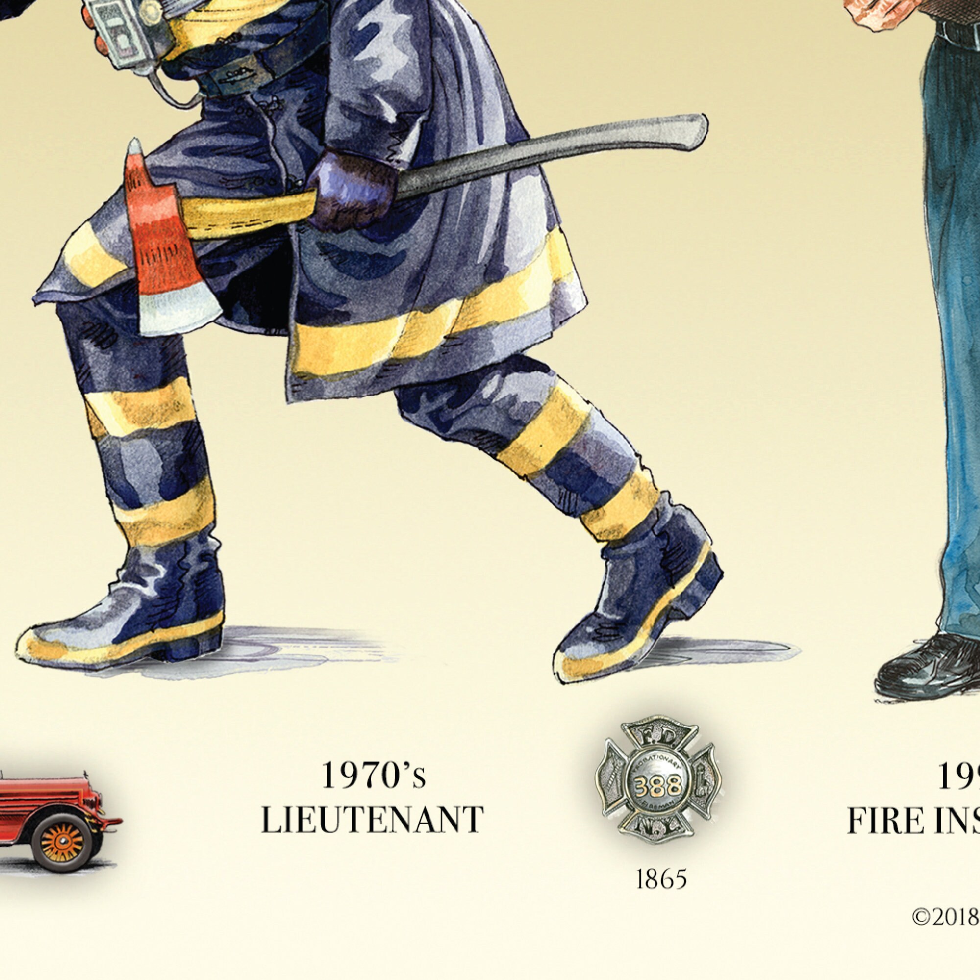 History of the American Firefighter Framed Poster Wild Land - Etsy