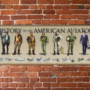 History of the American Aviator Poster Print - Etsy