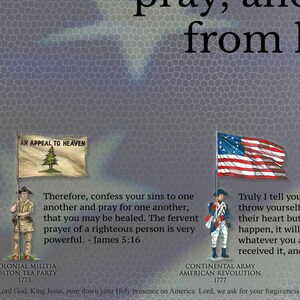 Appeal to Heaven, Betsy Ross Flag, Soldiers, 2 Chronicles 7:14 ...