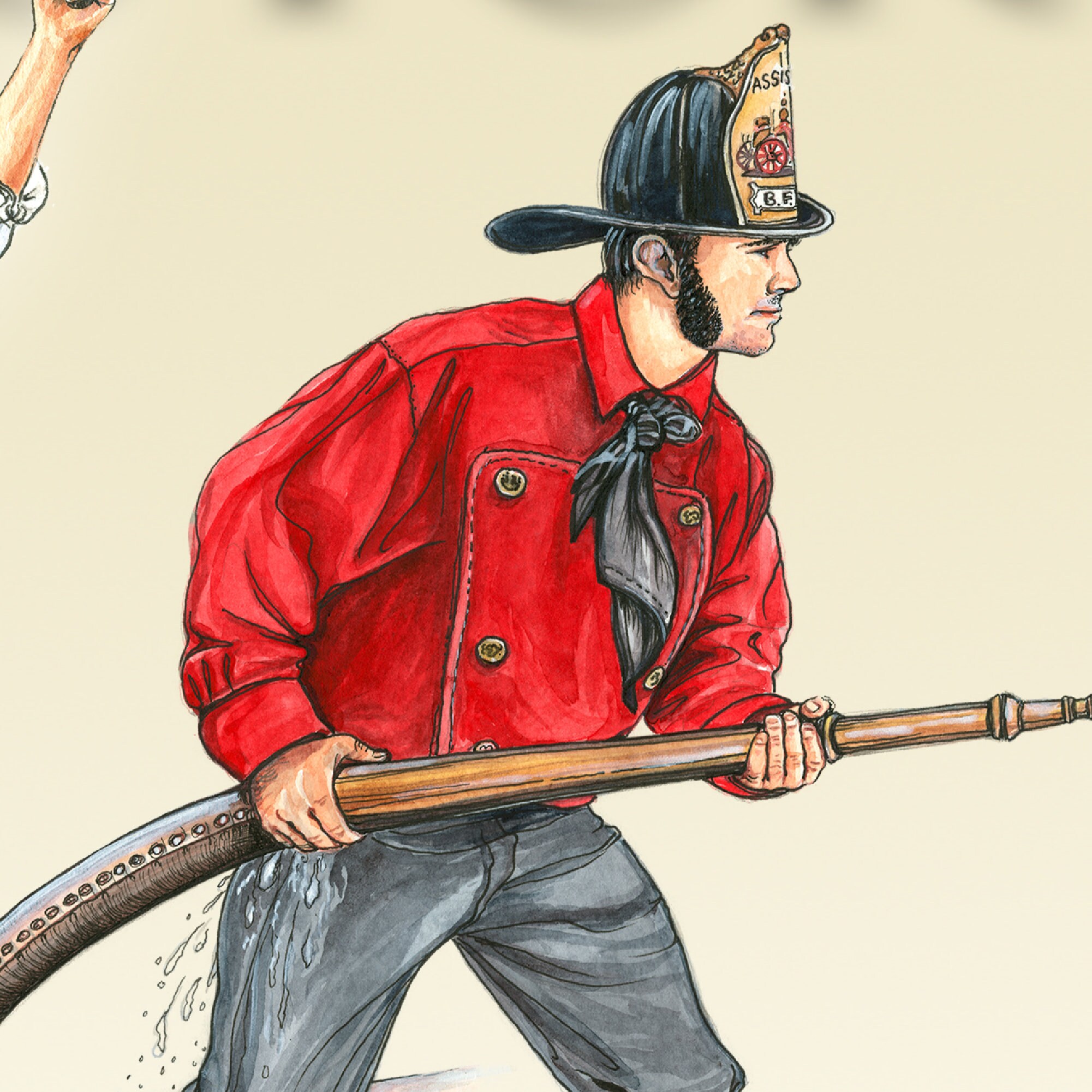 History of the American Firefighter Framed Poster Wild Land - Etsy