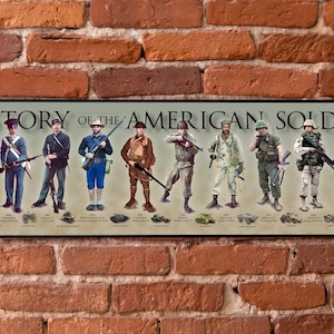 History of the American Soldier Poster Plaque, Iraqi Freedom, Desert ...