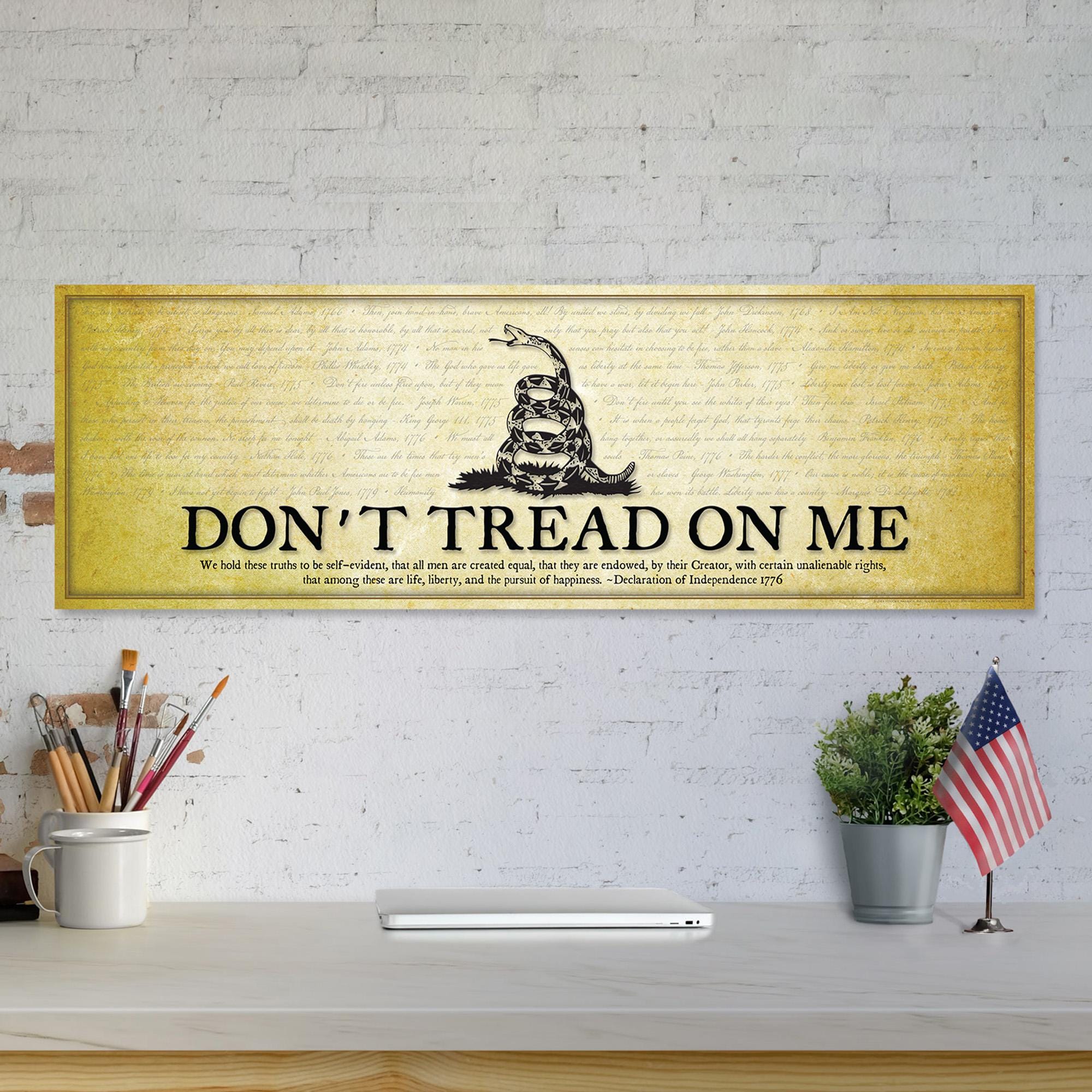 Don't Tread on Me Flag Poster - Etsy