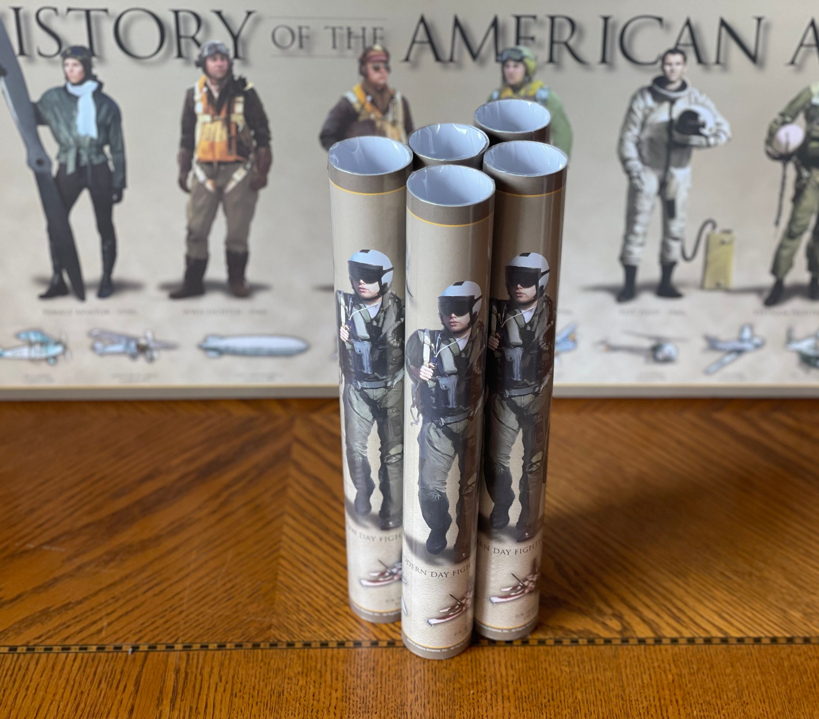 History of the American Aviator Poster Framed Print, Pilot, Commercial ...