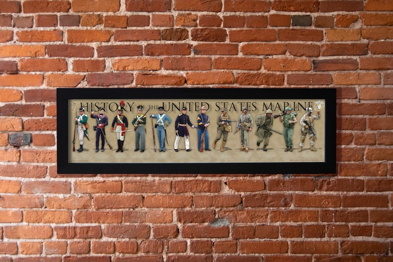 History of the United States Marine Framed Print, Simper Fi, Jarhead ...