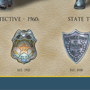 History of the American Police Officer Print, Law Enforcement Poster ...