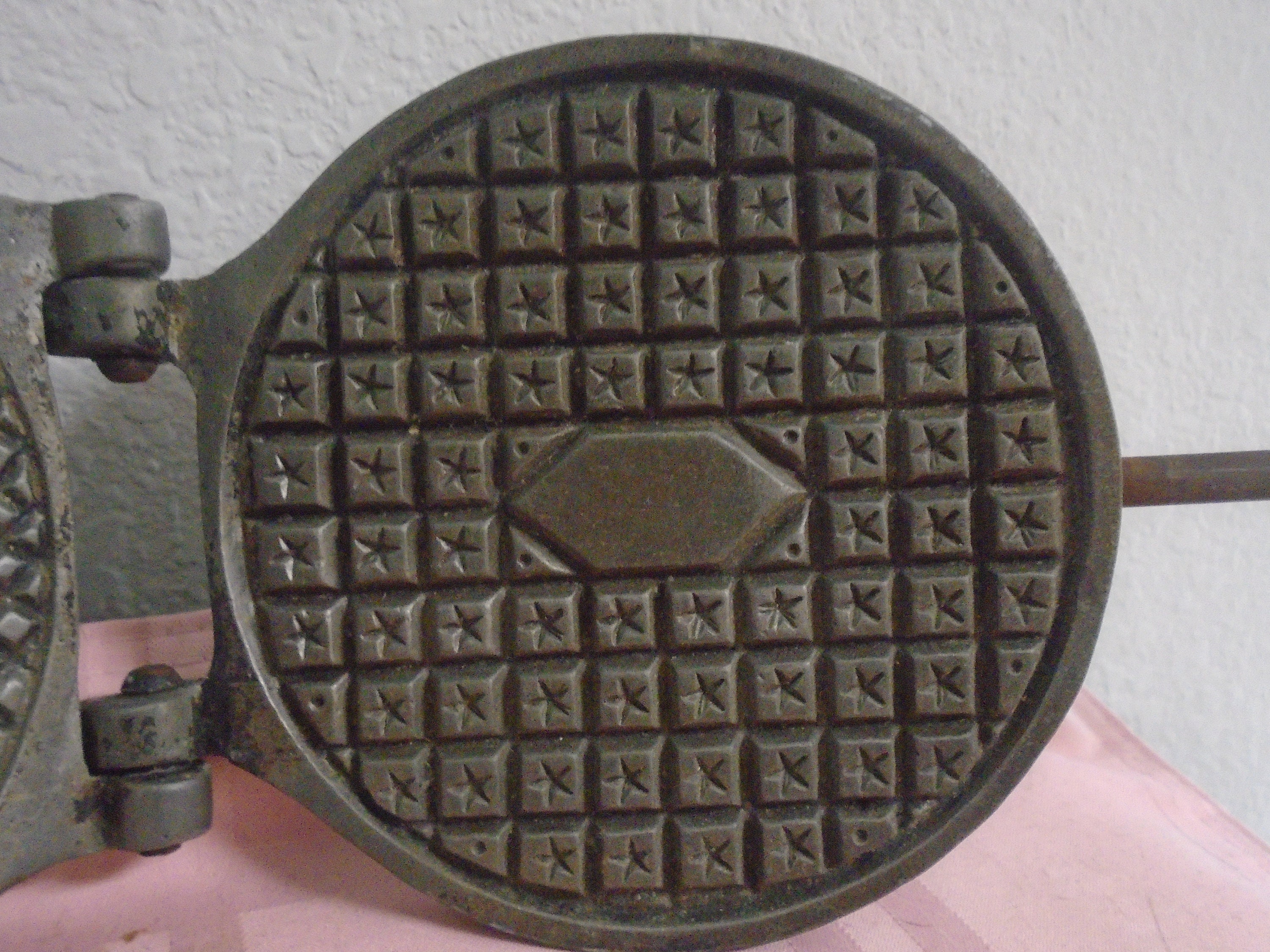 Antique C. Palmer Pancake Press / Flowers and Stars / FREE - Etsy