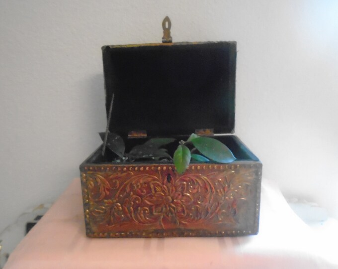 Antique Copper Treasure Chest Just Stunning - Etsy