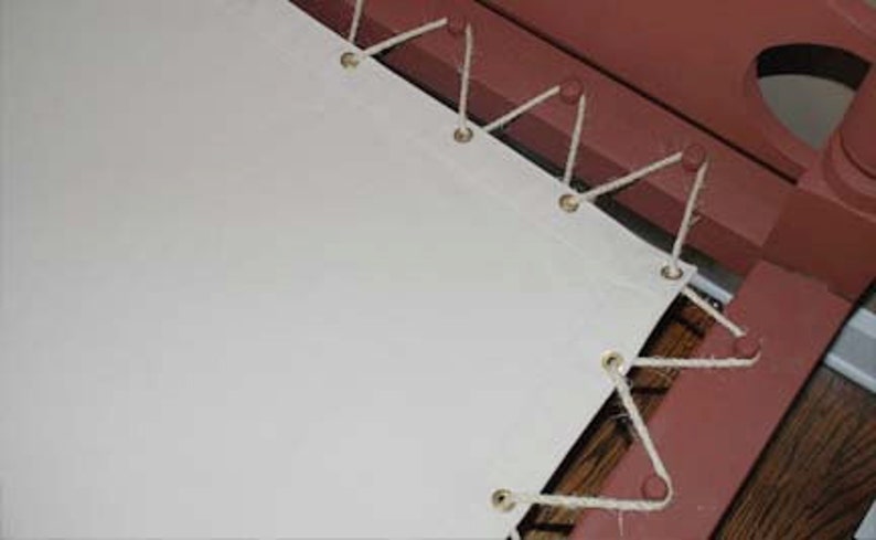 Custom Made Canvas Sacking Bottom for Rope (peg) Bed - Etsy