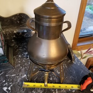 Bavarian Brass Coffee Tea Water Beverage Dispenser Gebruder Bing 2L ...