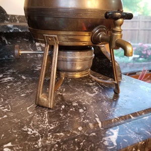 Bavarian Brass Coffee Tea Water Beverage Dispenser Gebruder Bing 2L ...