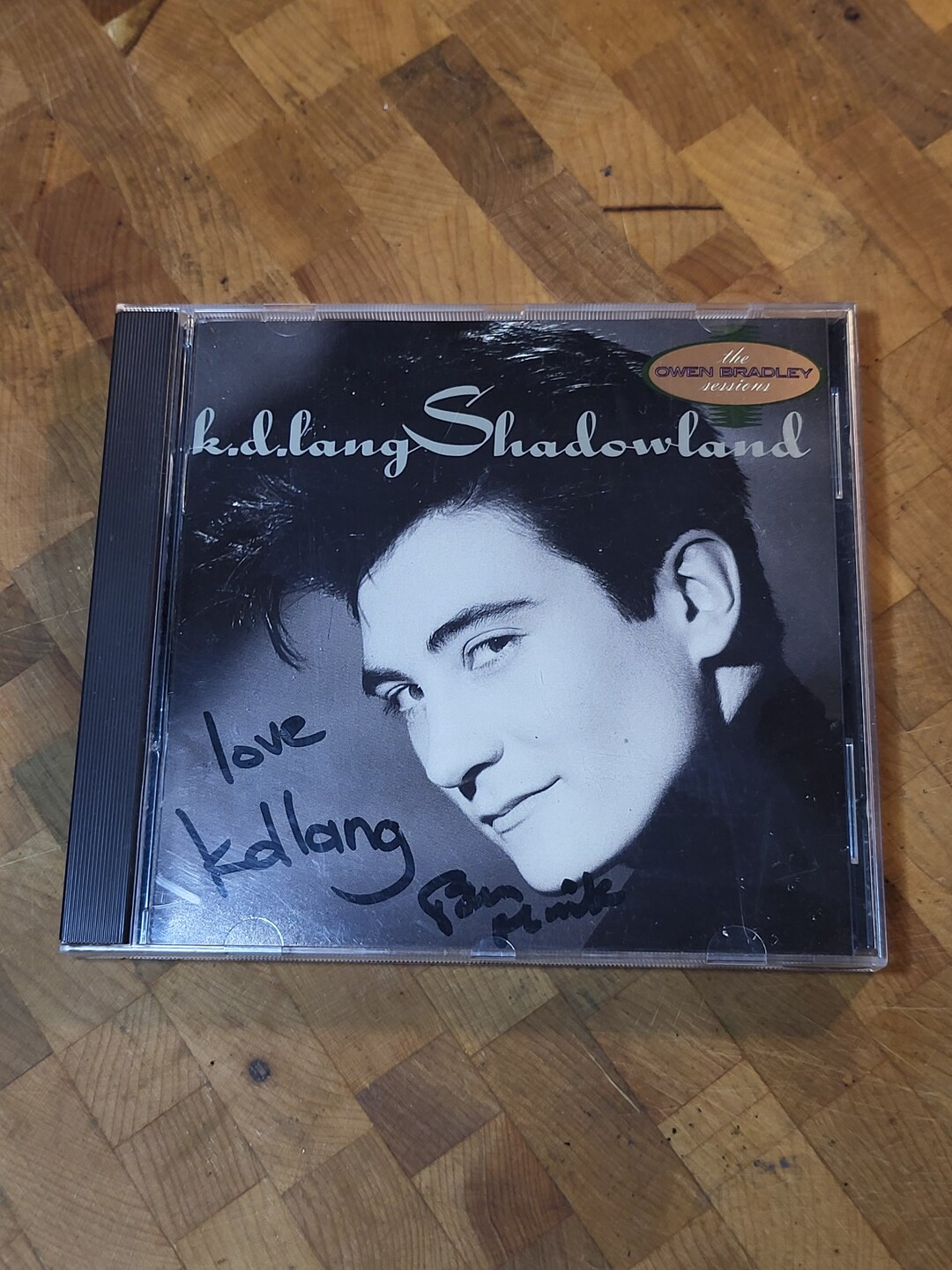 Shadowland CD Signed K.d. Lang & Ben Mink long Time Canadian Musician ...