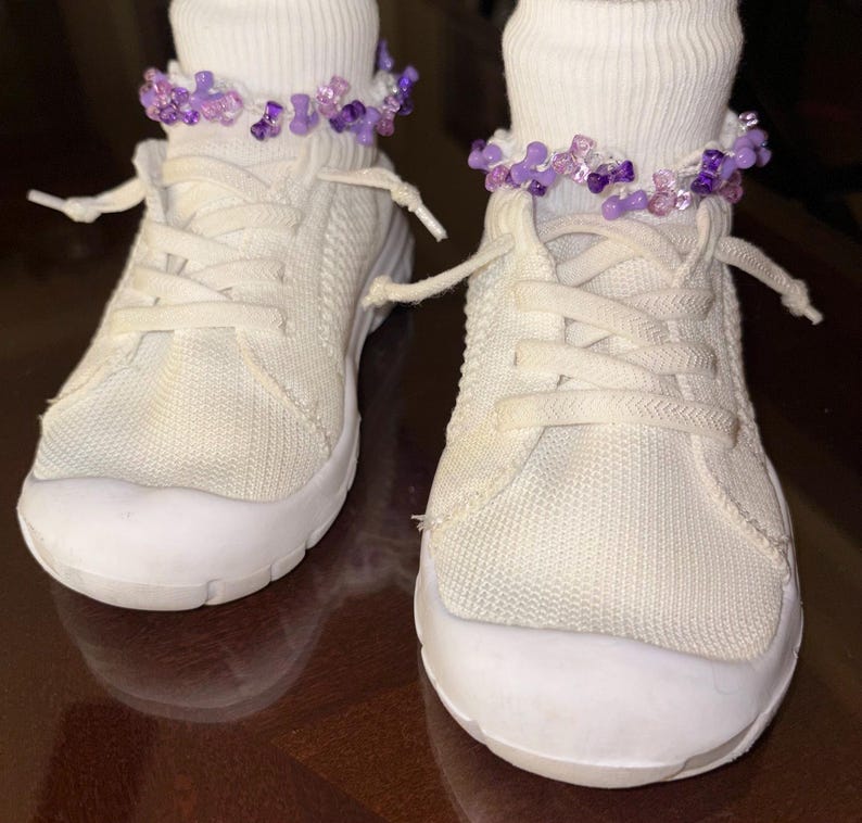 Custom Beaded Socks for Girls, Toddlers & Adults | Handmade Crochet ...