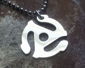 45 Adapter Necklace | Etsy