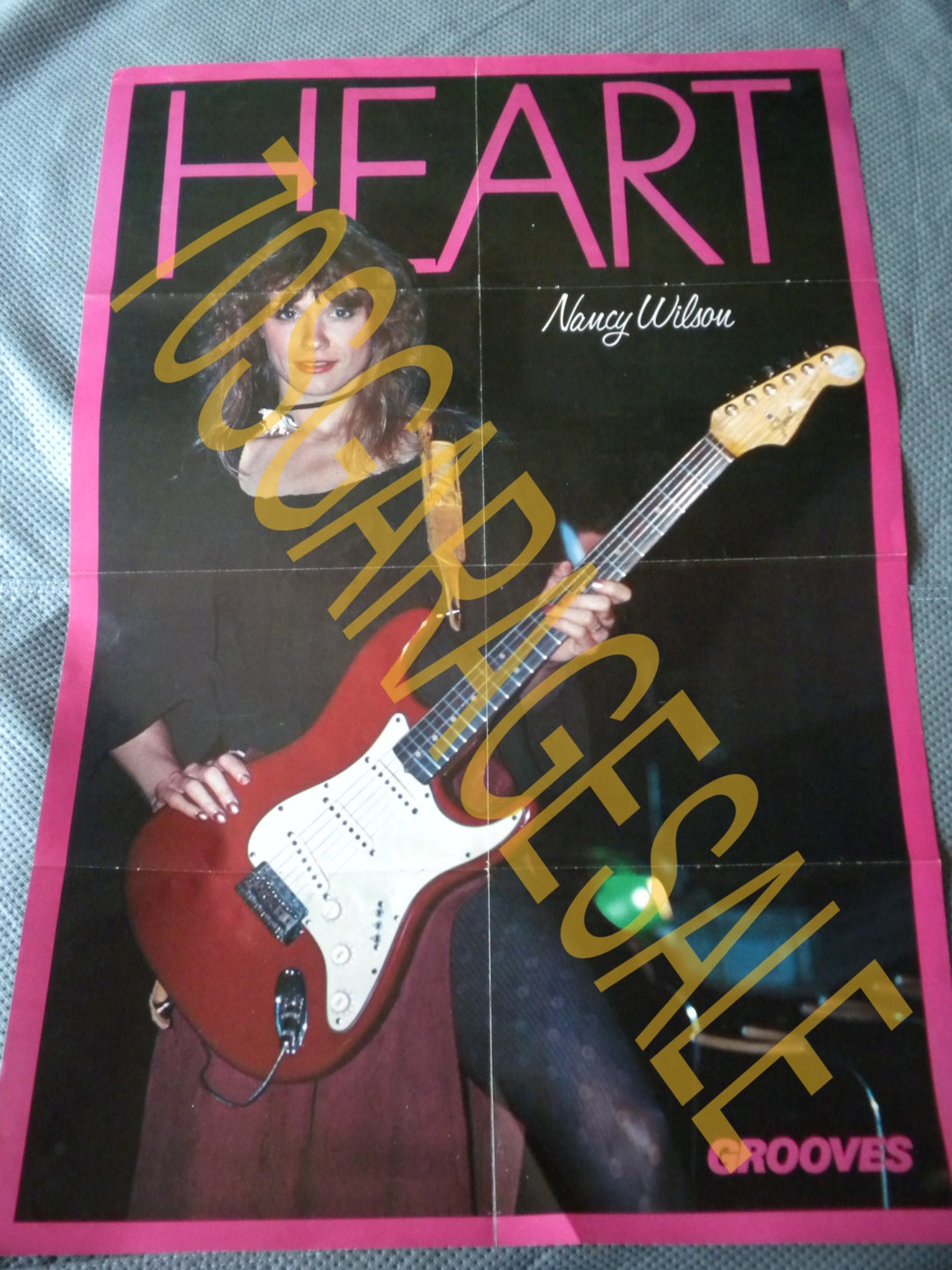 Heart - Nancy Wilson Poster - Groove Magazine - Etsy