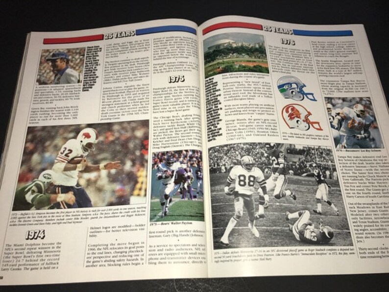 NFL PRO Magazine 25th Anniversary Issue November 1984 - Etsy