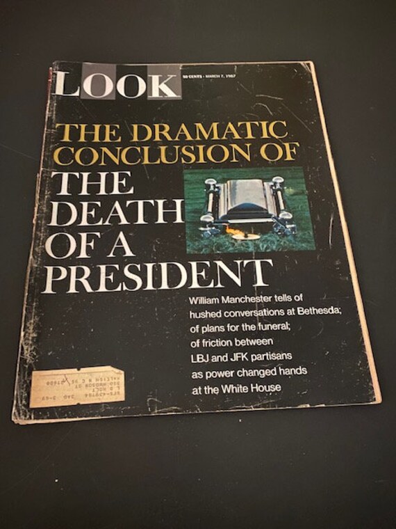 LOOK Magazine JFK Assassination March 1967 | Etsy