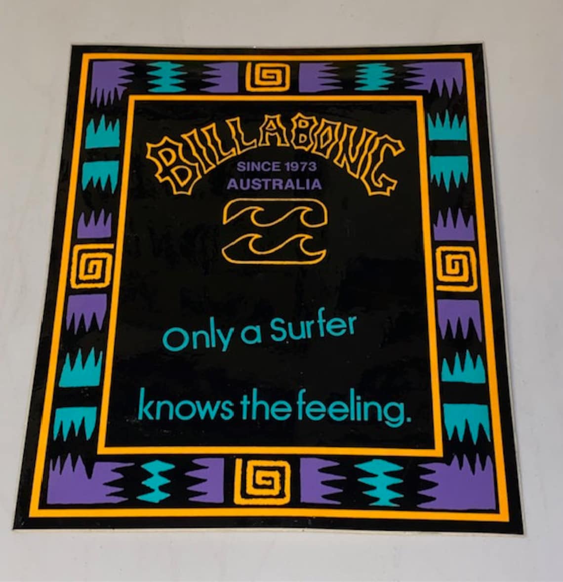 Billabong Surfer Oversized Vintage Sticker - Etsy