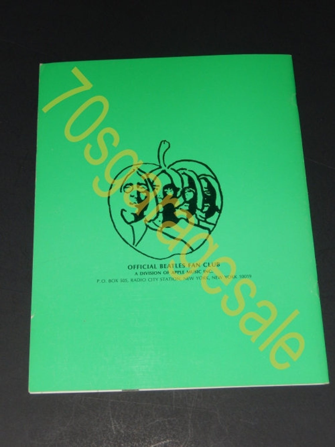 The Beatles Official Fan Club Program 1971 - Etsy
