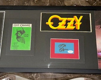 Ozzy Osbourne Autograph Black Sabbath Signed Photo Signature With COA ...