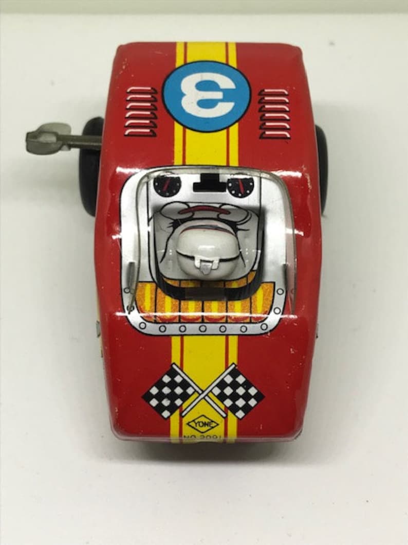 Vintage 1960s Yone Japanese Tin Acro Car Wind up Toy, Original Box - Etsy