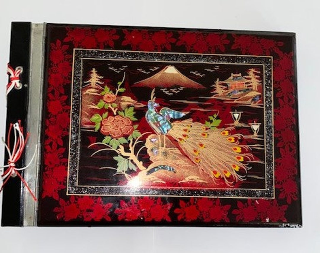 Vintage Japanese Mother of Pearl Inlay Photo Album - Etsy