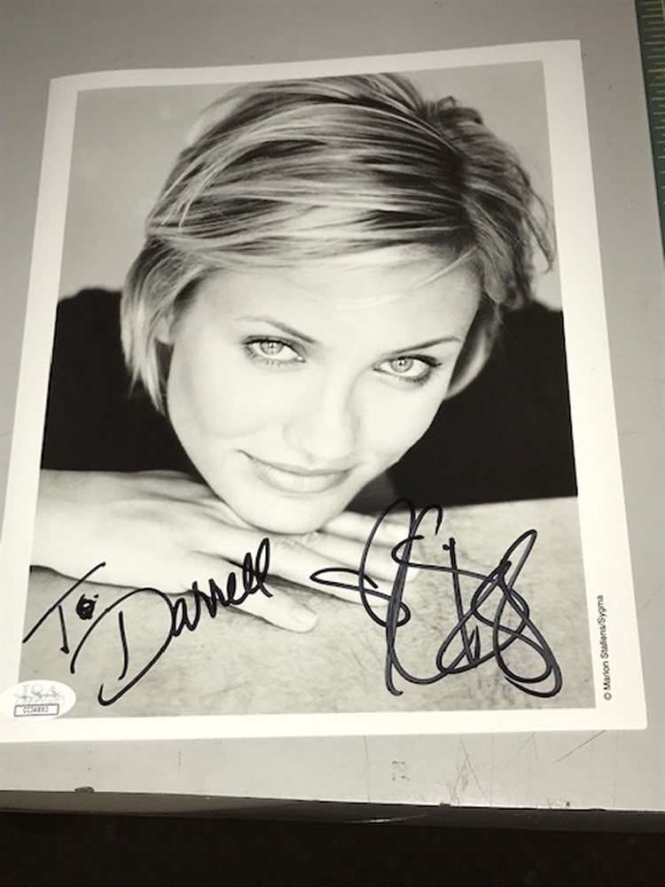 Actress Cameron Diaz Autograph Framed Item JSA - Etsy