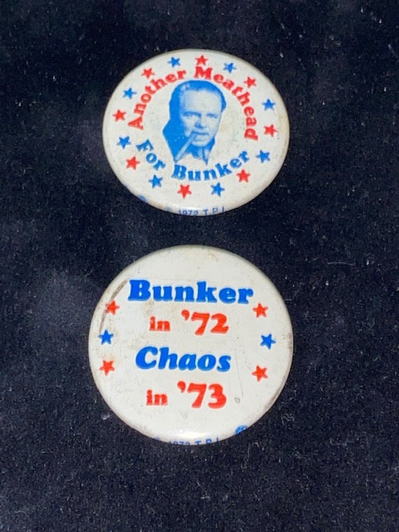 Archie Bunker All in the Family for President Buttons set of - Etsy