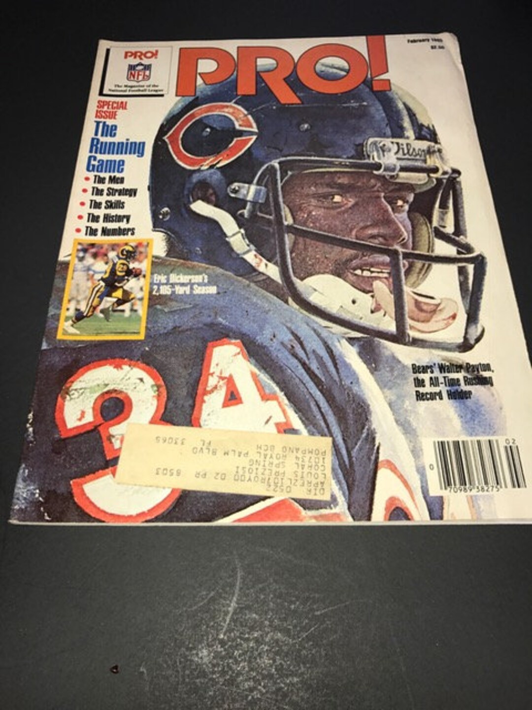 NFL PRO Magazine "the Running Game" February 1985 - Etsy